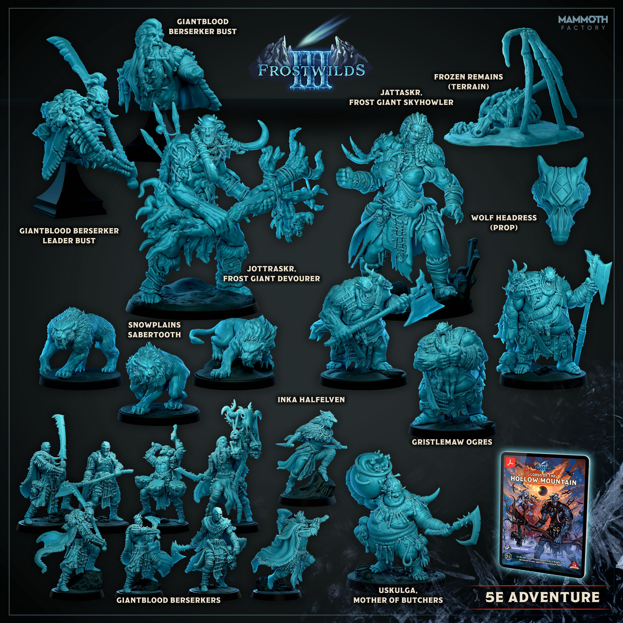 Exclusive Frostwilds: 4 STL Collections & 5e Adventures STL Product ...
