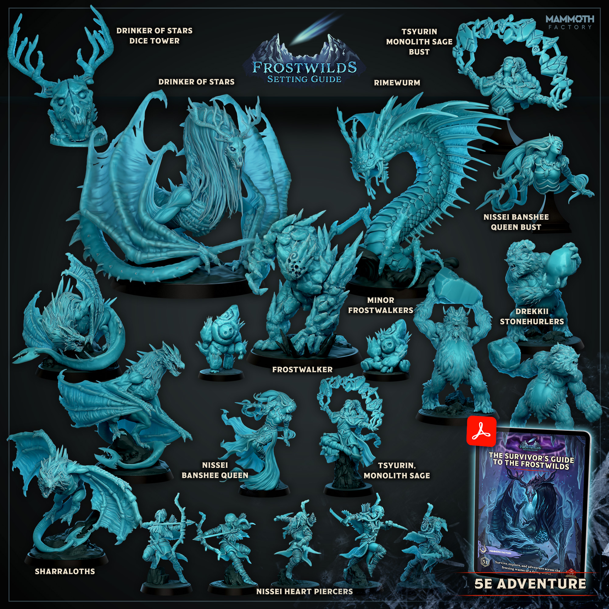 Exclusive Frostwilds: 4 STL Collections & 5e Adventures STL Product ...