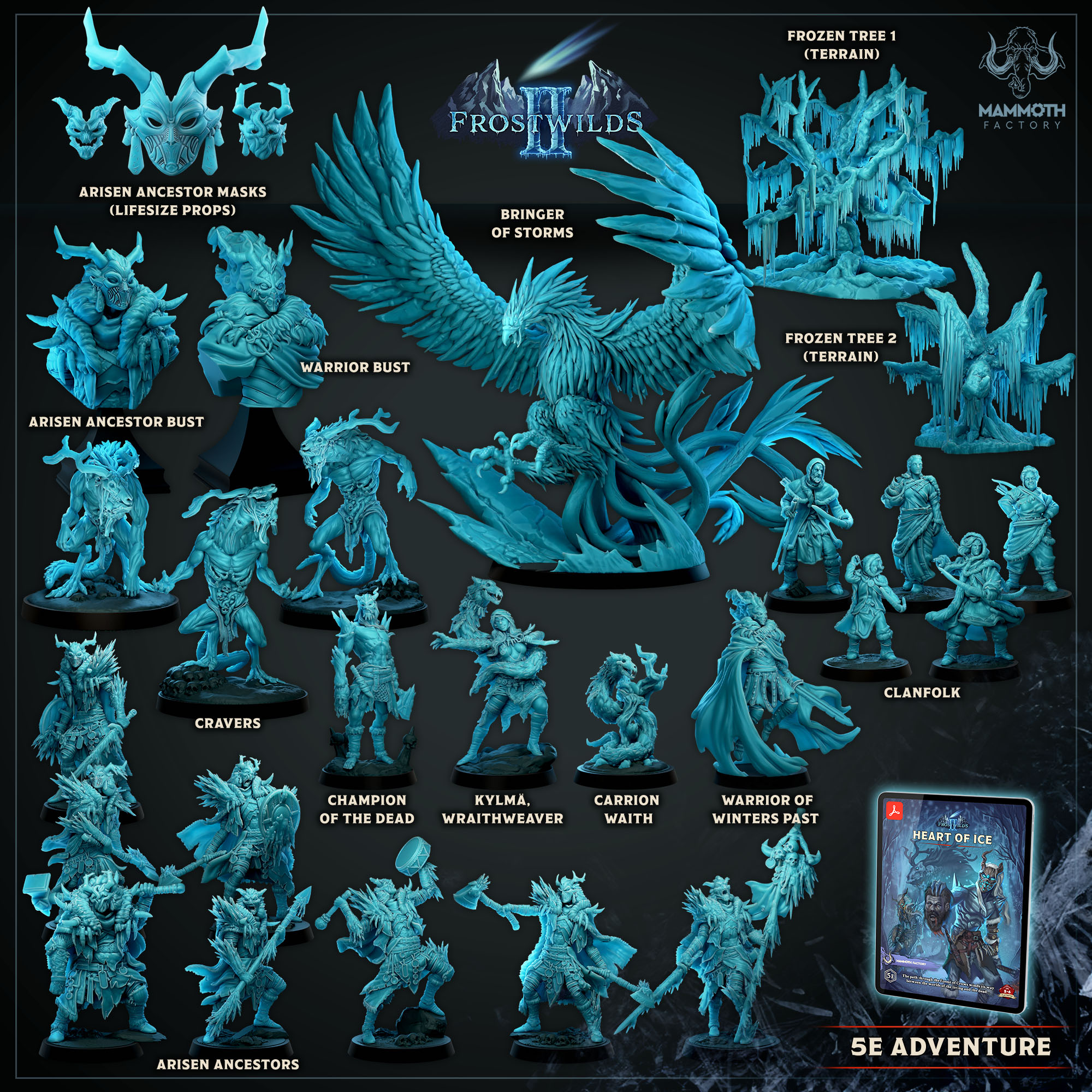 Exclusive Frostwilds: 4 STL Collections & 5e Adventures STL Product ...