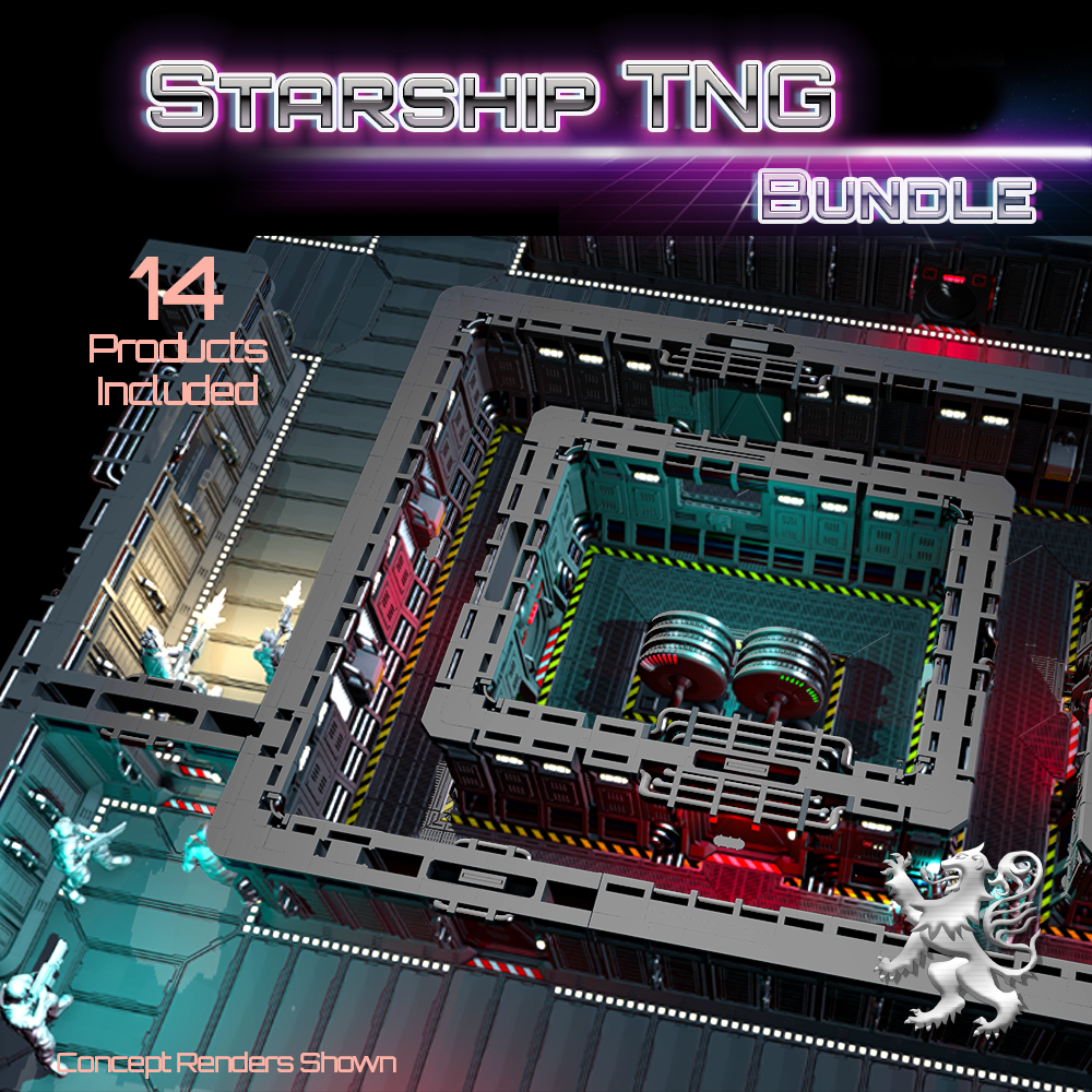 Exclusive Starship The Next Generation Bundle STL Product Bundle by 2nd Dynasty