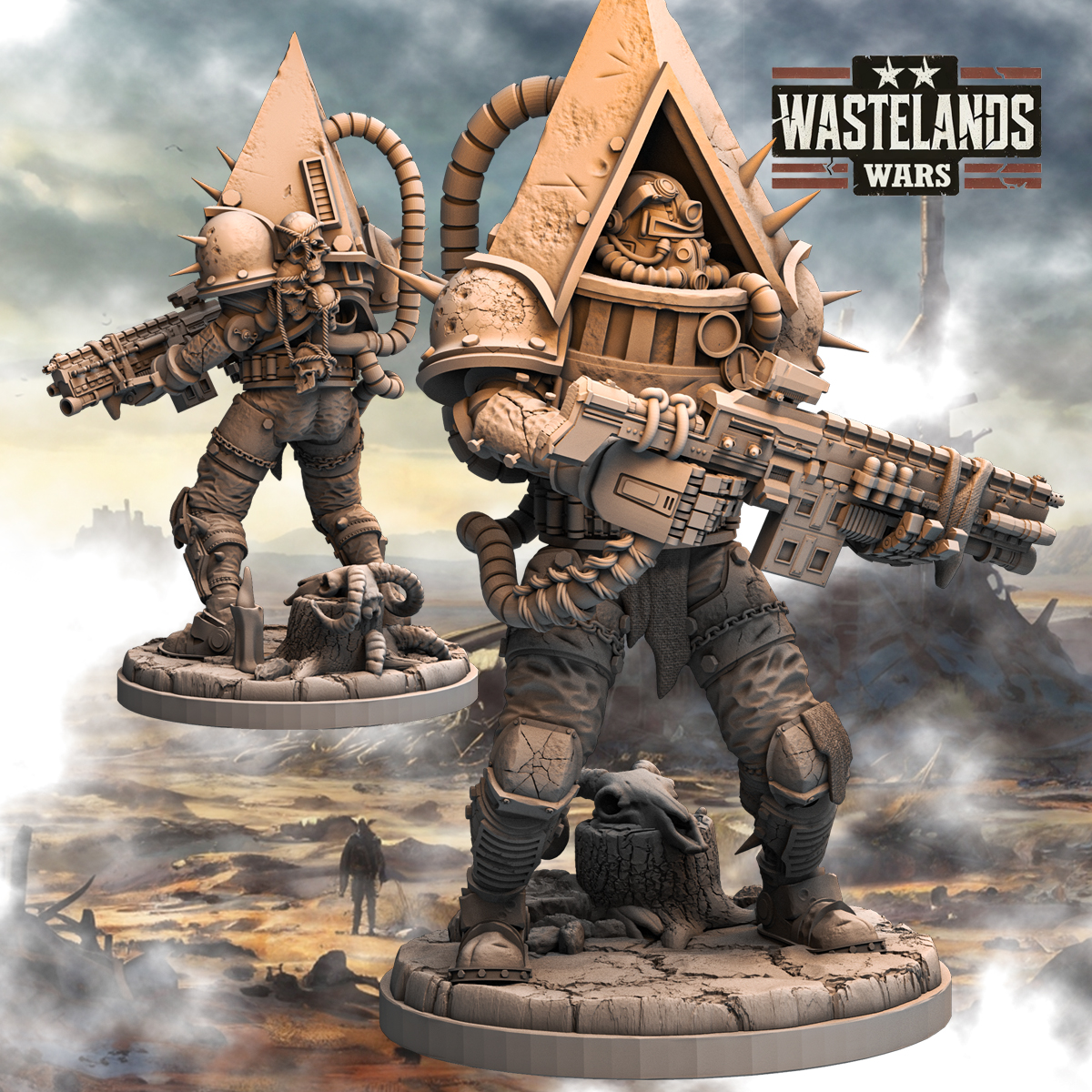 Exclusive Wastelands Wars II STL Product Bundle by Haito