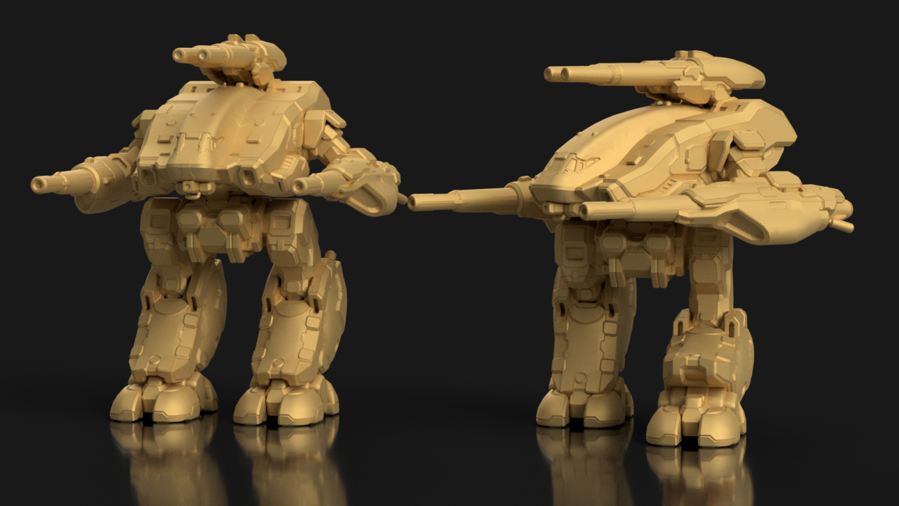 Exclusive 2024 Mech Designs STL Product Bundle by Matt Mason
