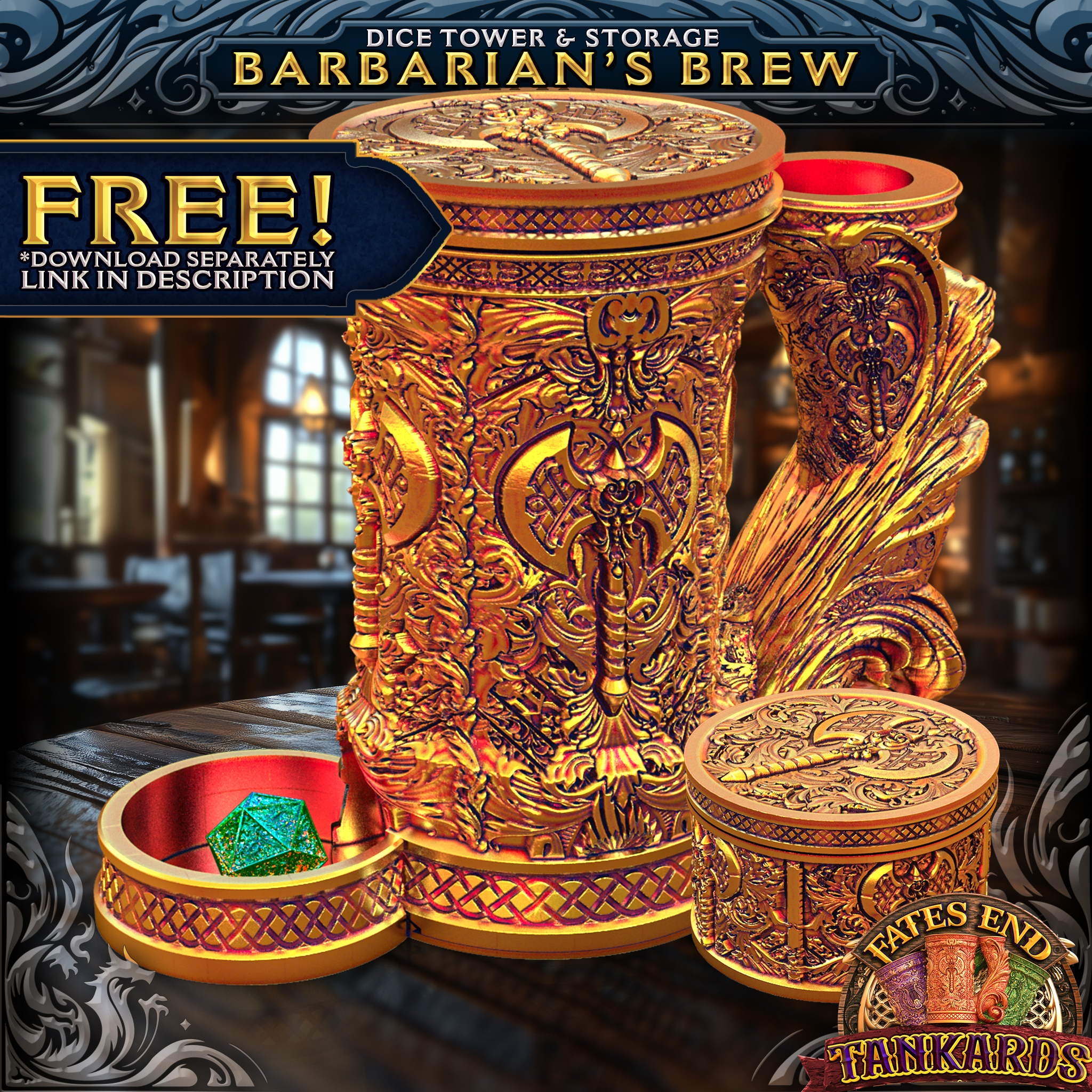 Exclusive Tankard Collection: Tavern Treasures STL Product Bundle by ...