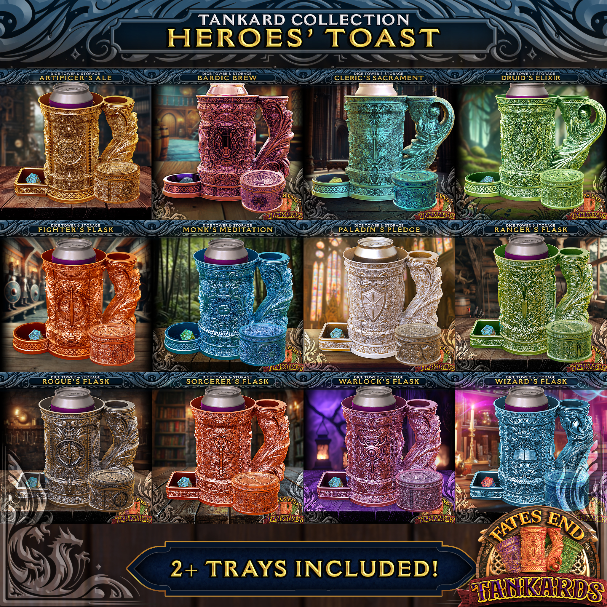 Exclusive The Complete FatesEnd Tankards Collection: Heroes’ Toast 🍻 ...