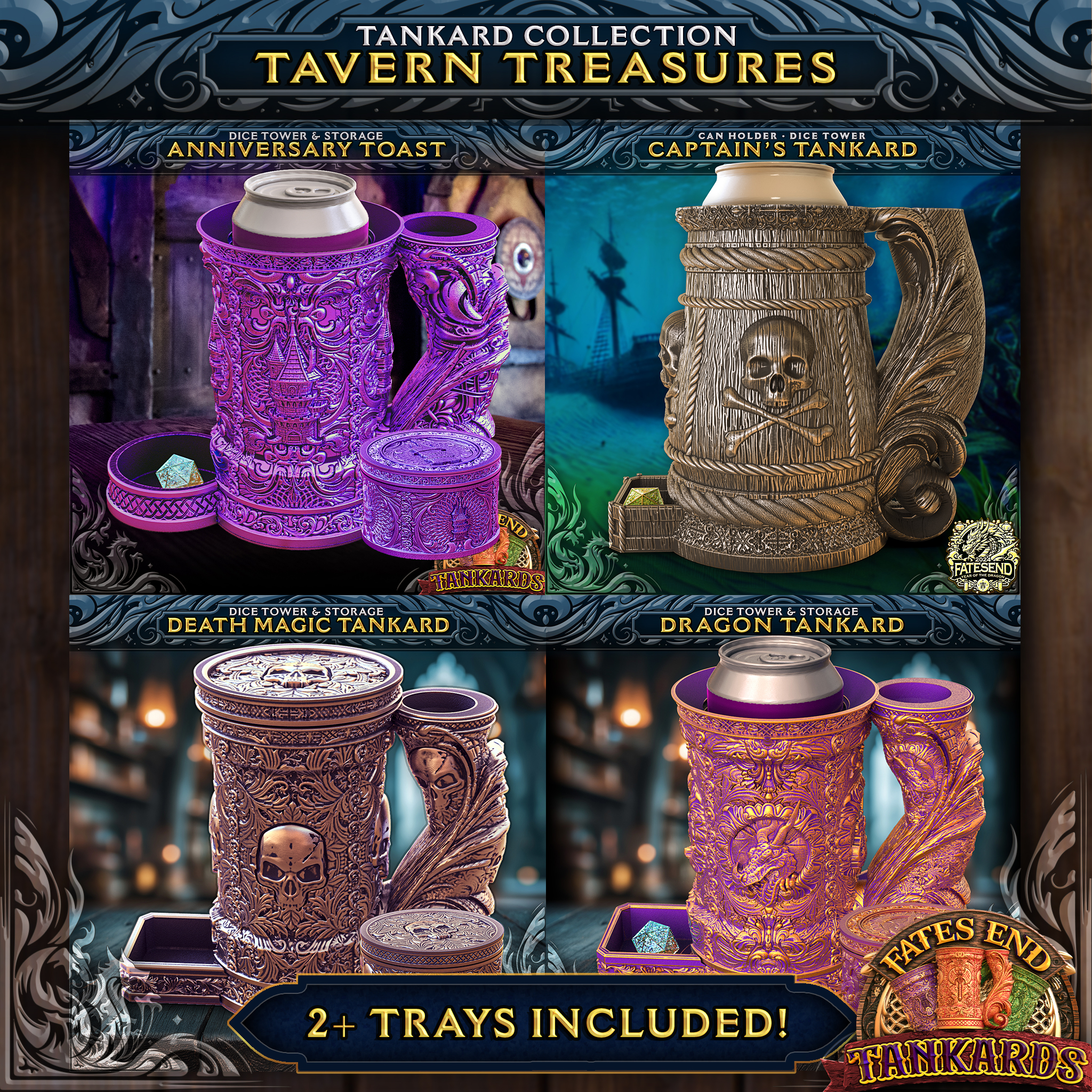 Exclusive Tankard Collection: Tavern Treasures STL Product Bundle by ...