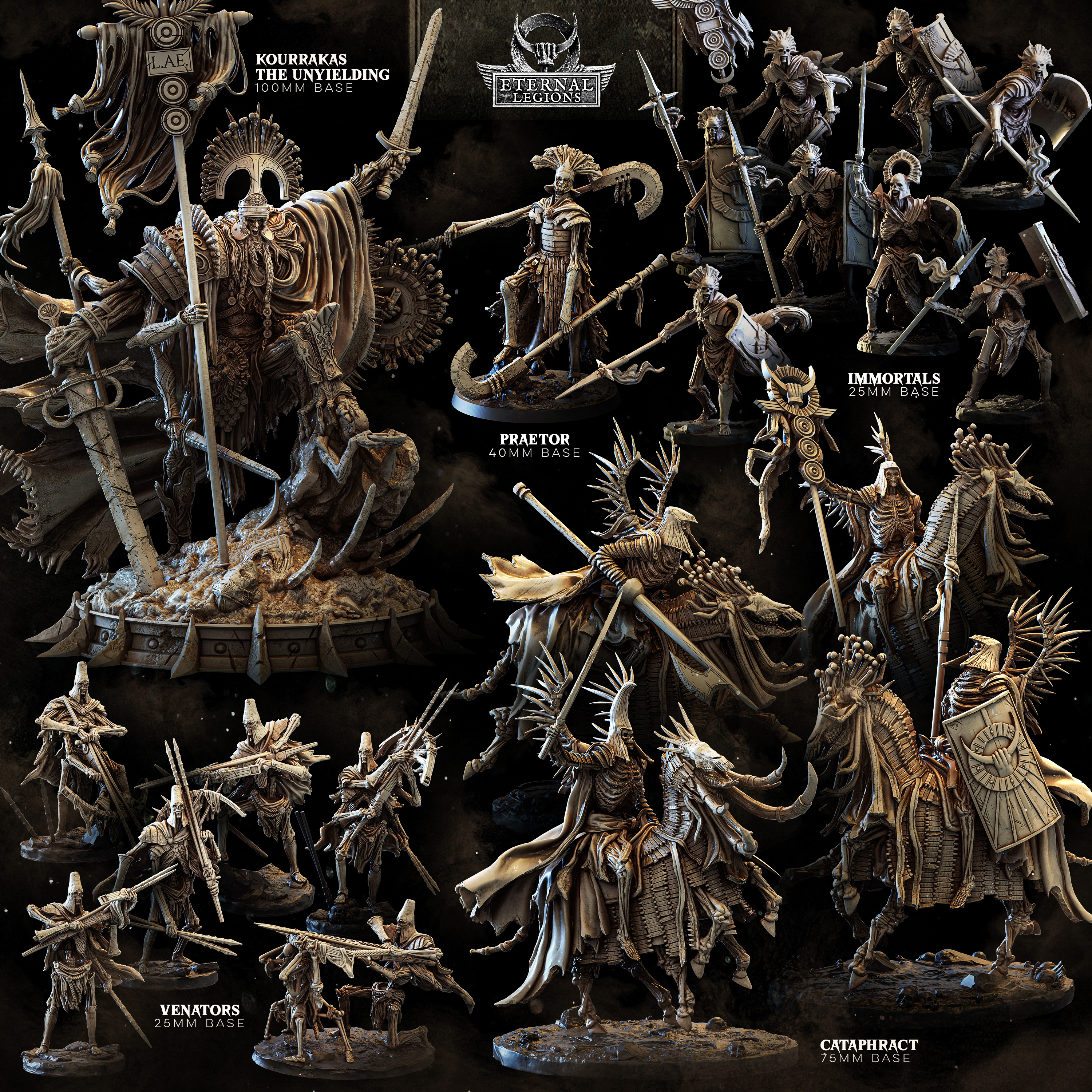 Exclusive The Eternal Legion | Undead STL Product Bundle by Bestiarum ...