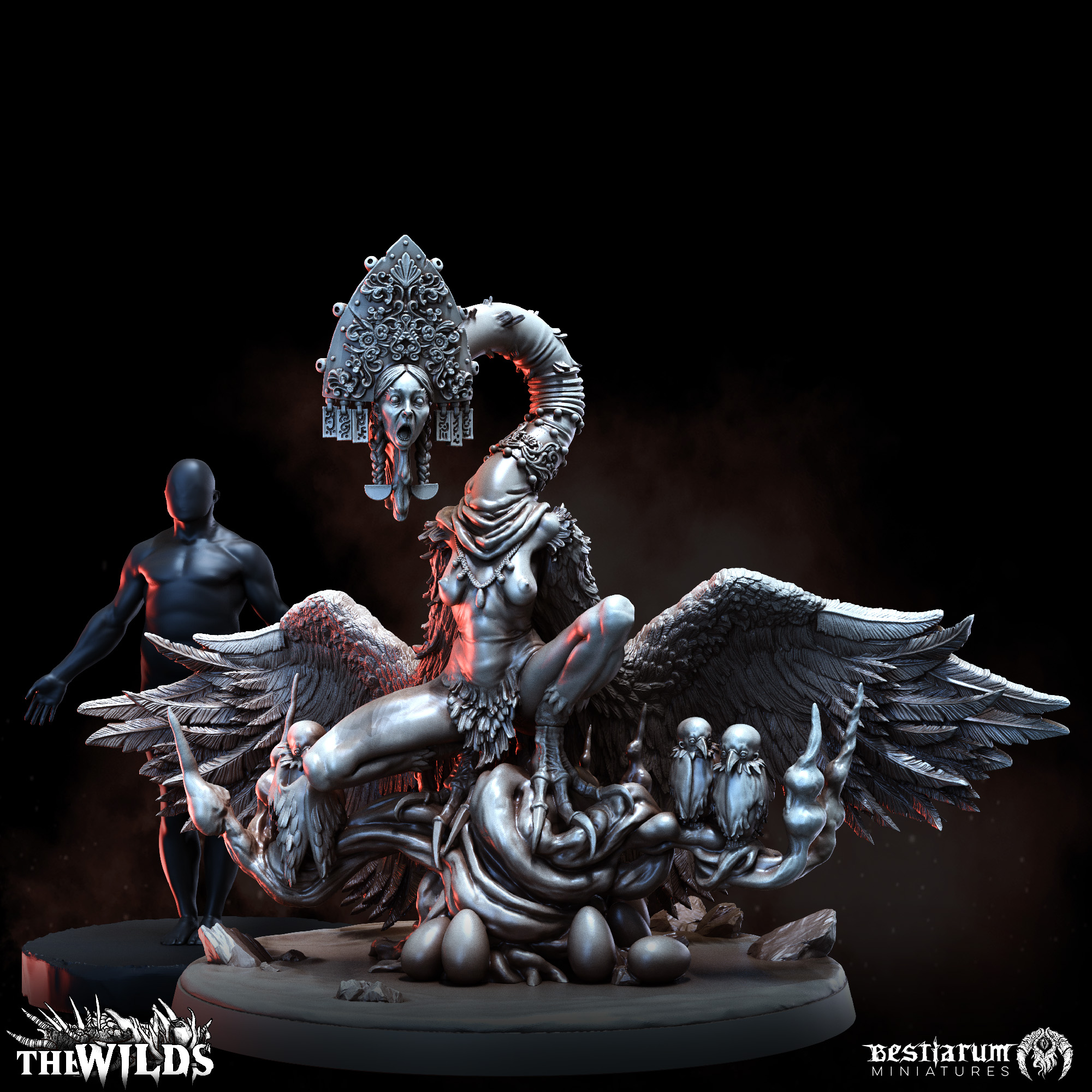 Exclusive Harpy Brood | Wilds | Beasts STL Product Bundle by Bestiarum ...