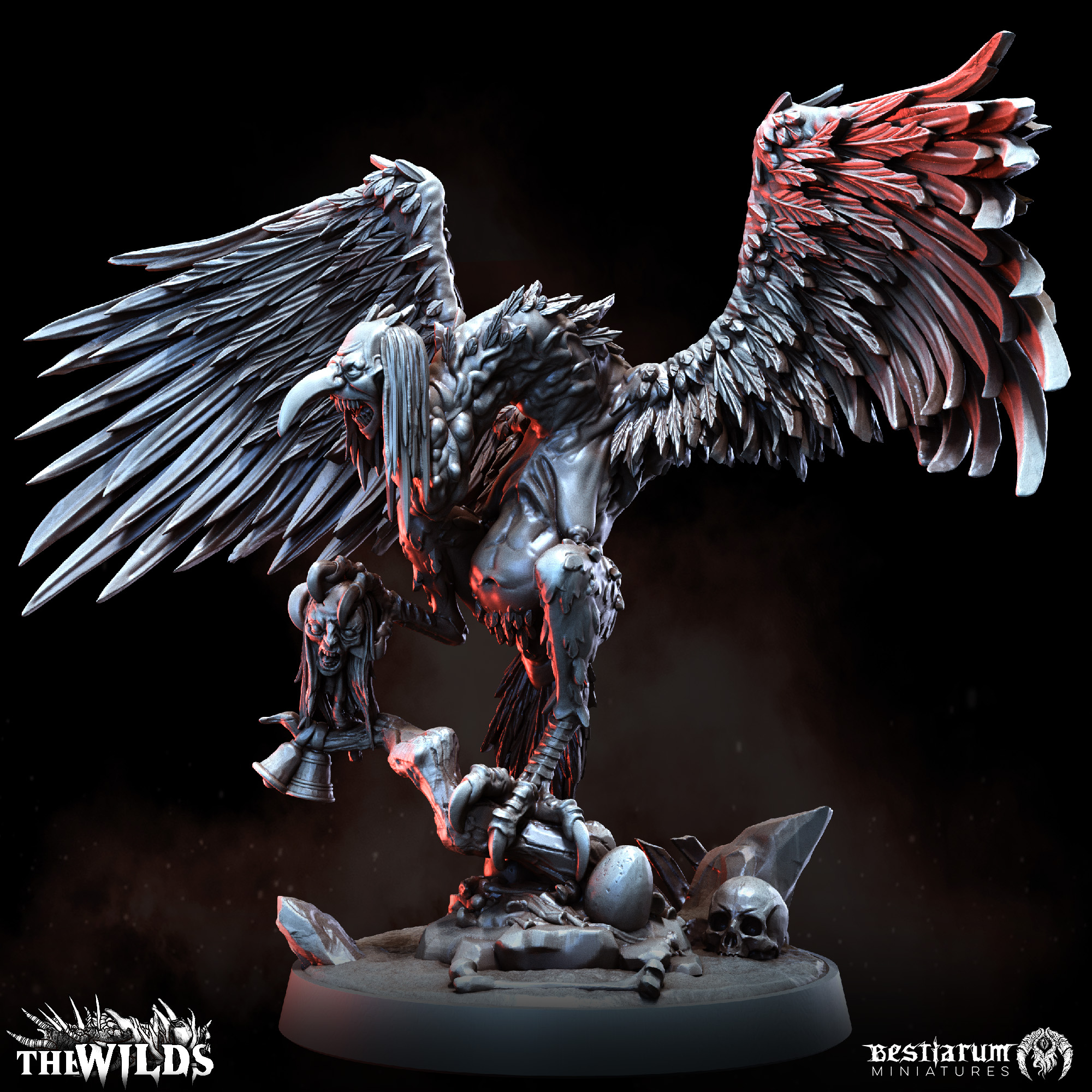 Exclusive Harpy Brood | Wilds | Beasts STL Product Bundle by Bestiarum ...