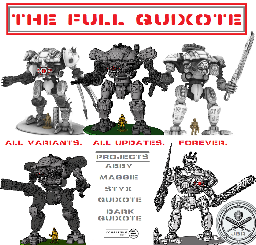 Exclusive The Full Quixote (All Kits, All Upgrades, Forever) STL ...