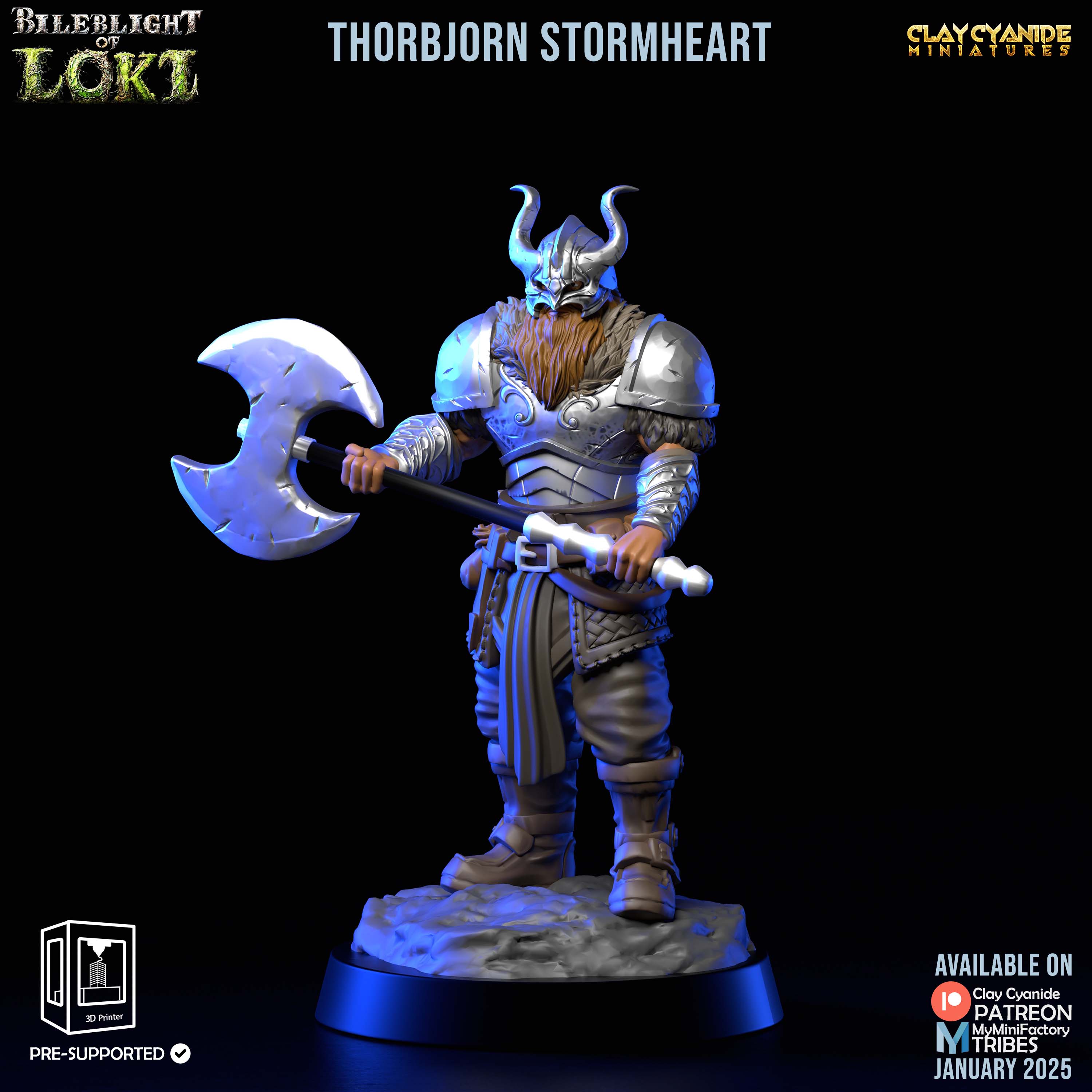 Exclusive Bileblight of Loki Part 1 STL Product Bundle by Clay Cyanide ...