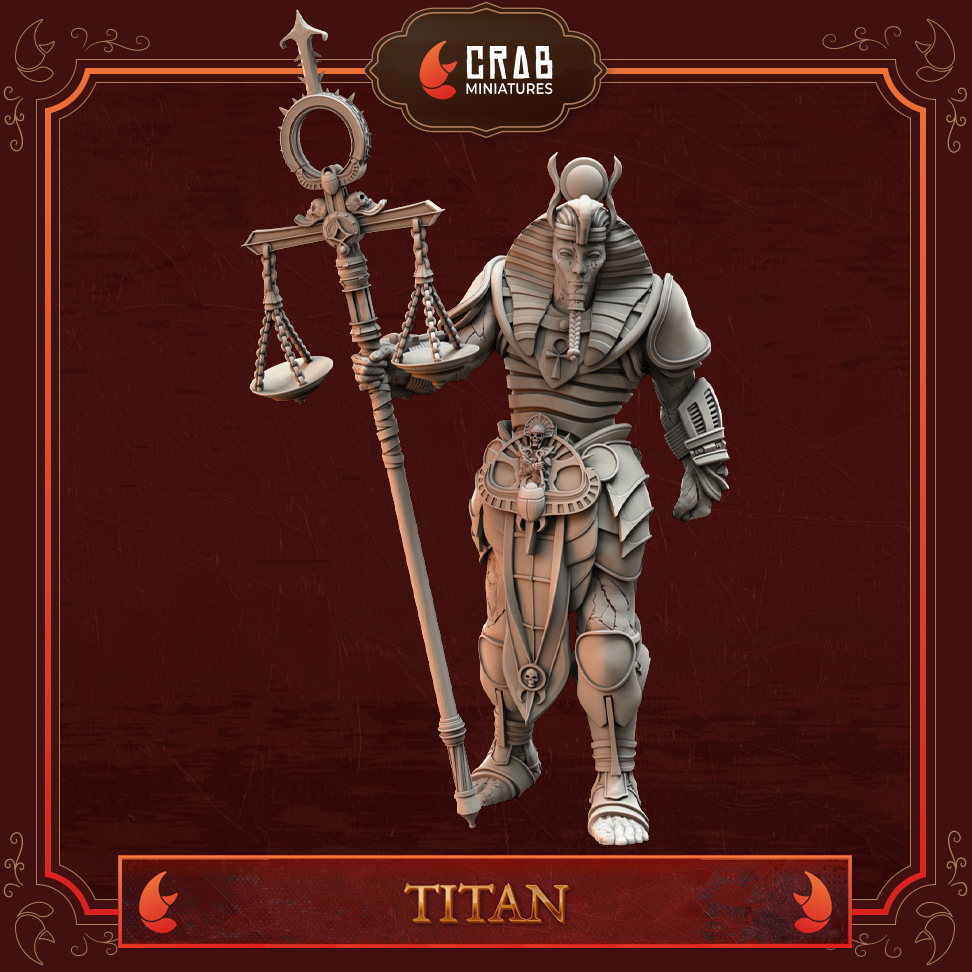 Exclusive Pharaoh's Legacy: x3 Colossus STL Product Bundle by Crab ...