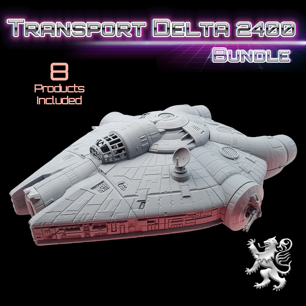 Exclusive Transport Delta 2400 Bundle STL Product Bundle by 2nd Dynasty