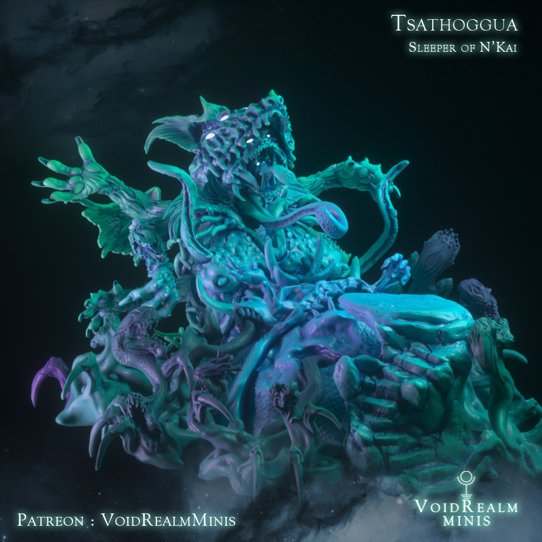 Exclusive Cthulhu Mythos Deities STL Product Bundle by VoidRealm Minis