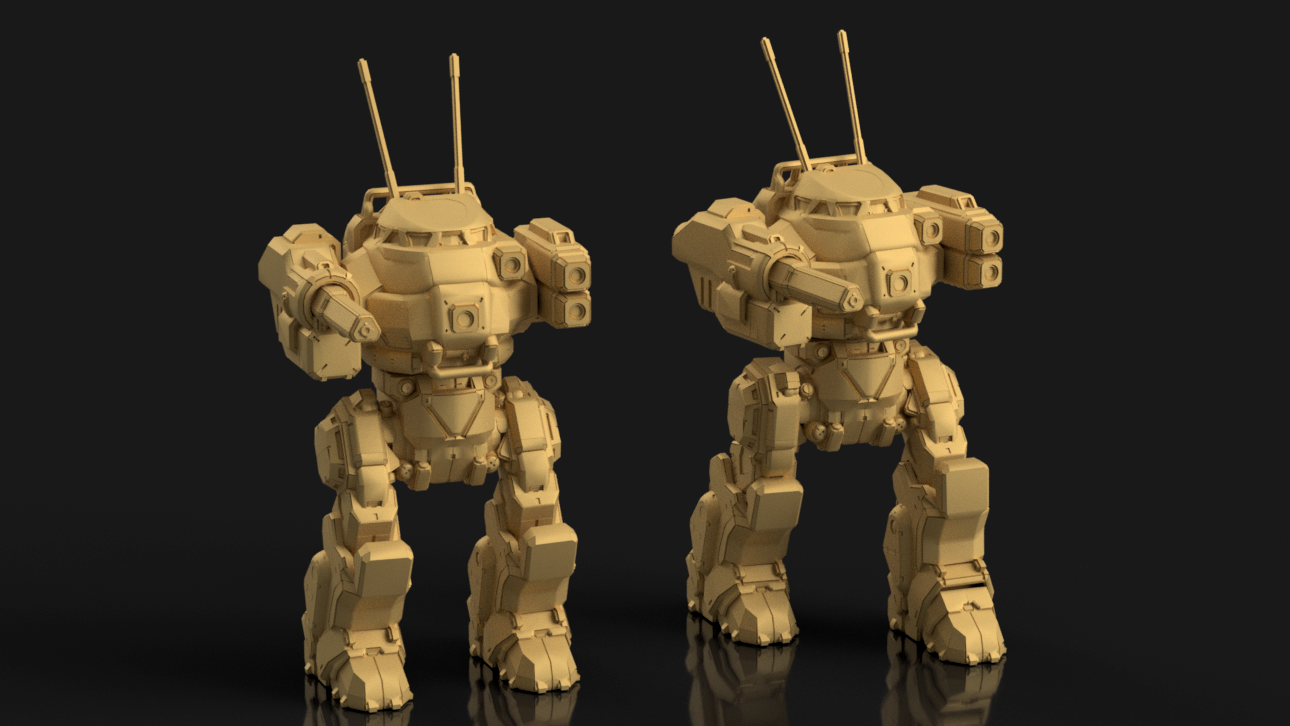 Exclusive 2024 Mech Designs STL Product Bundle by Matt Mason
