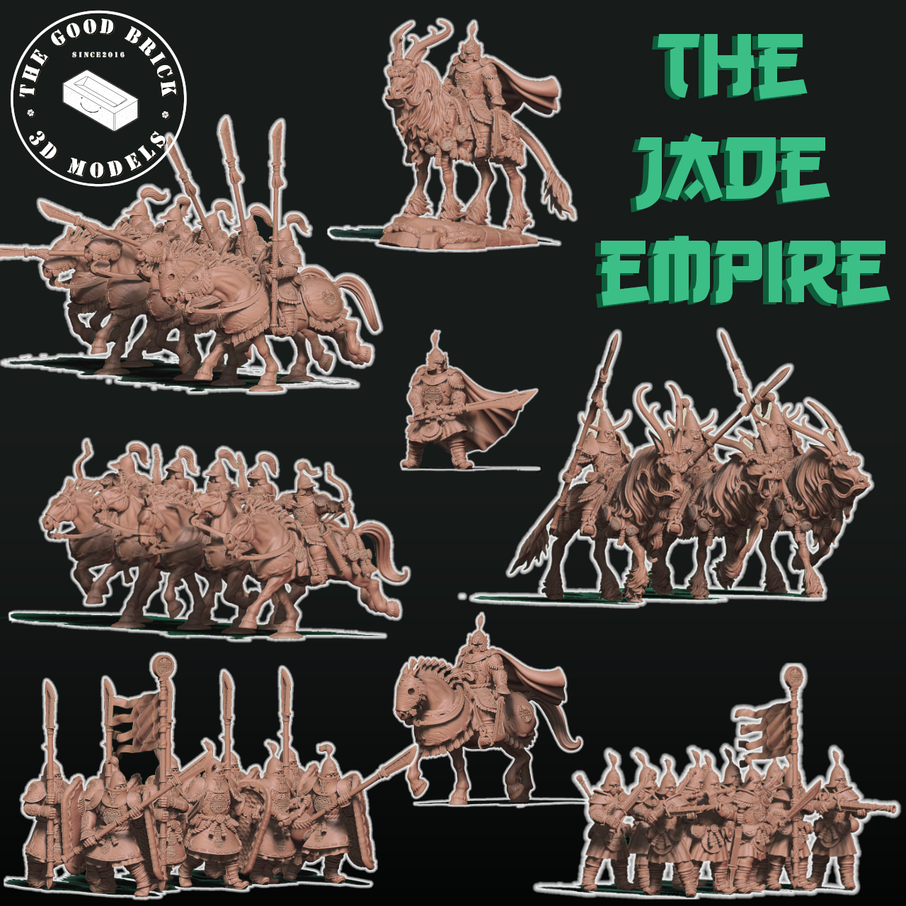 Exclusive The Jade Empire - First Wave Collection. STL Product Bundle ...