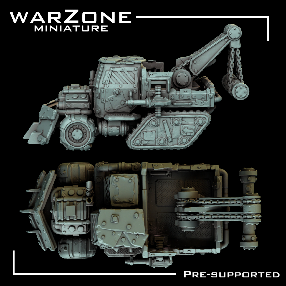 Exclusive Orkaz truck / Da Wrecka Wagon - Blaze Machine STL Product ...