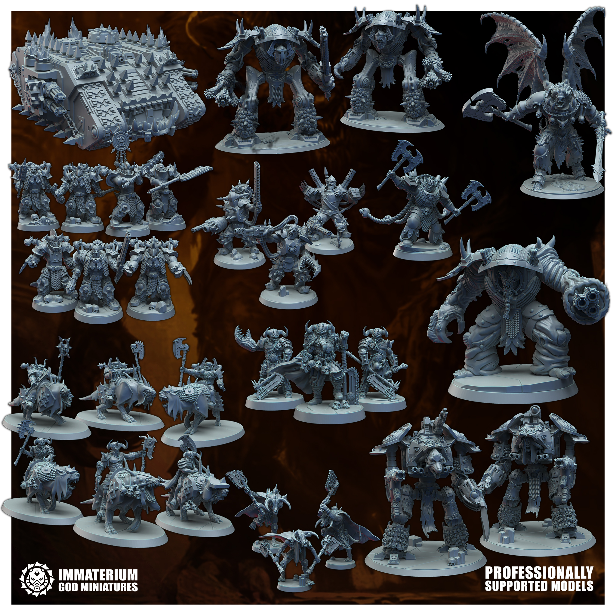 Exclusive Warforged ravagers - Faction bundle 1 STL Product Bundle by ...