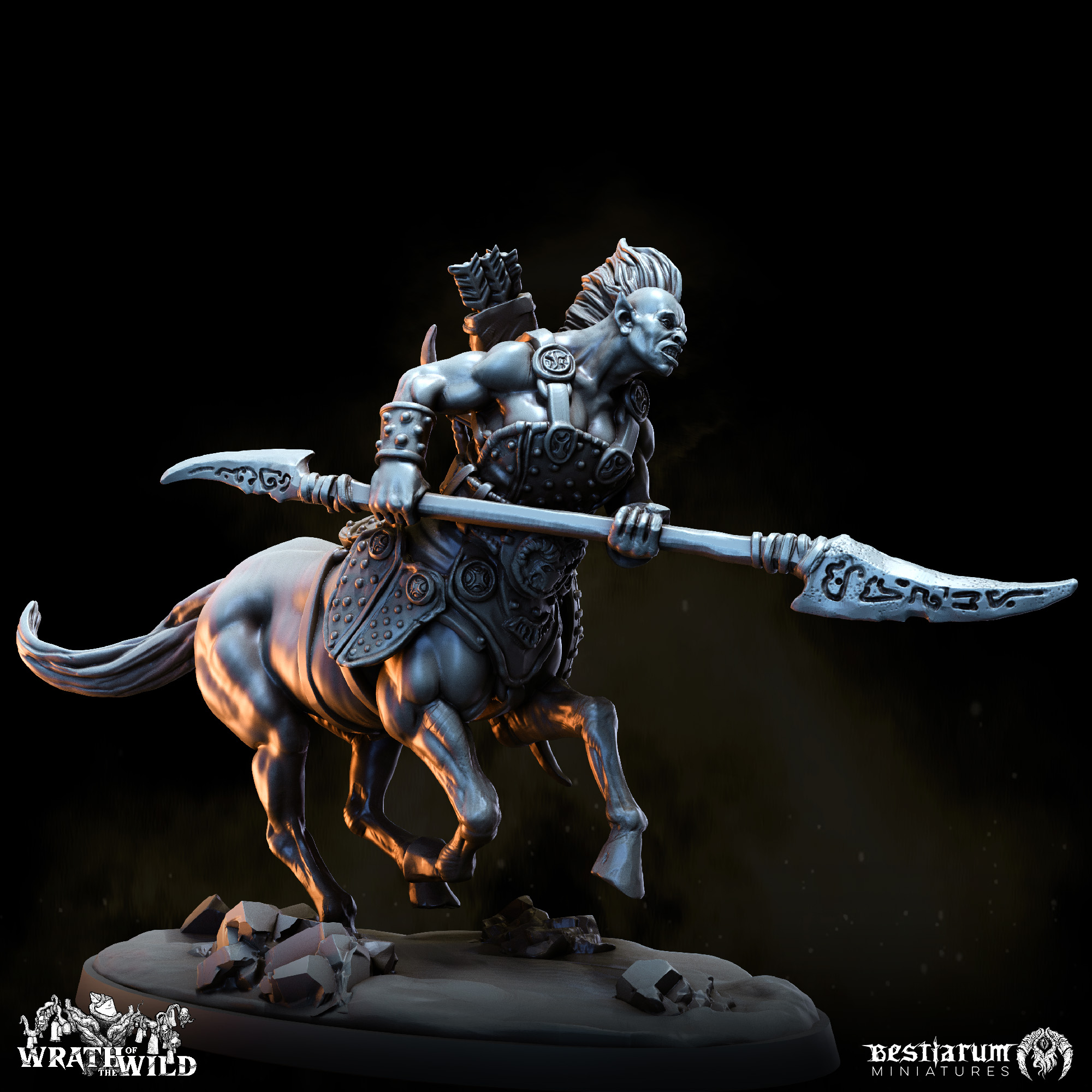 Exclusive Wrath of the Wild Part 1: Centaur Tribe | Beastmen STL ...