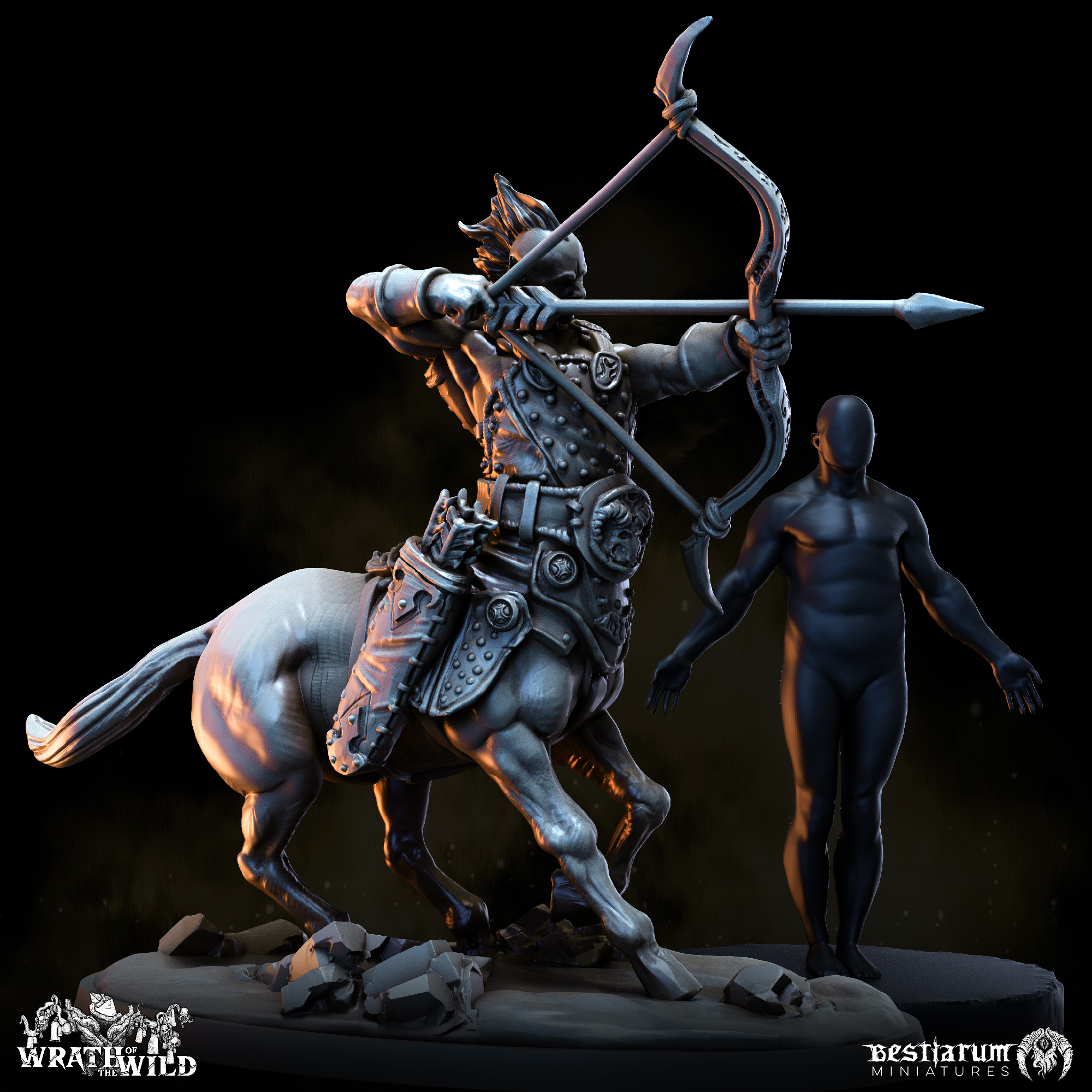 Exclusive Wrath of the Wild Part 1: Centaur Tribe | Beastmen STL ...