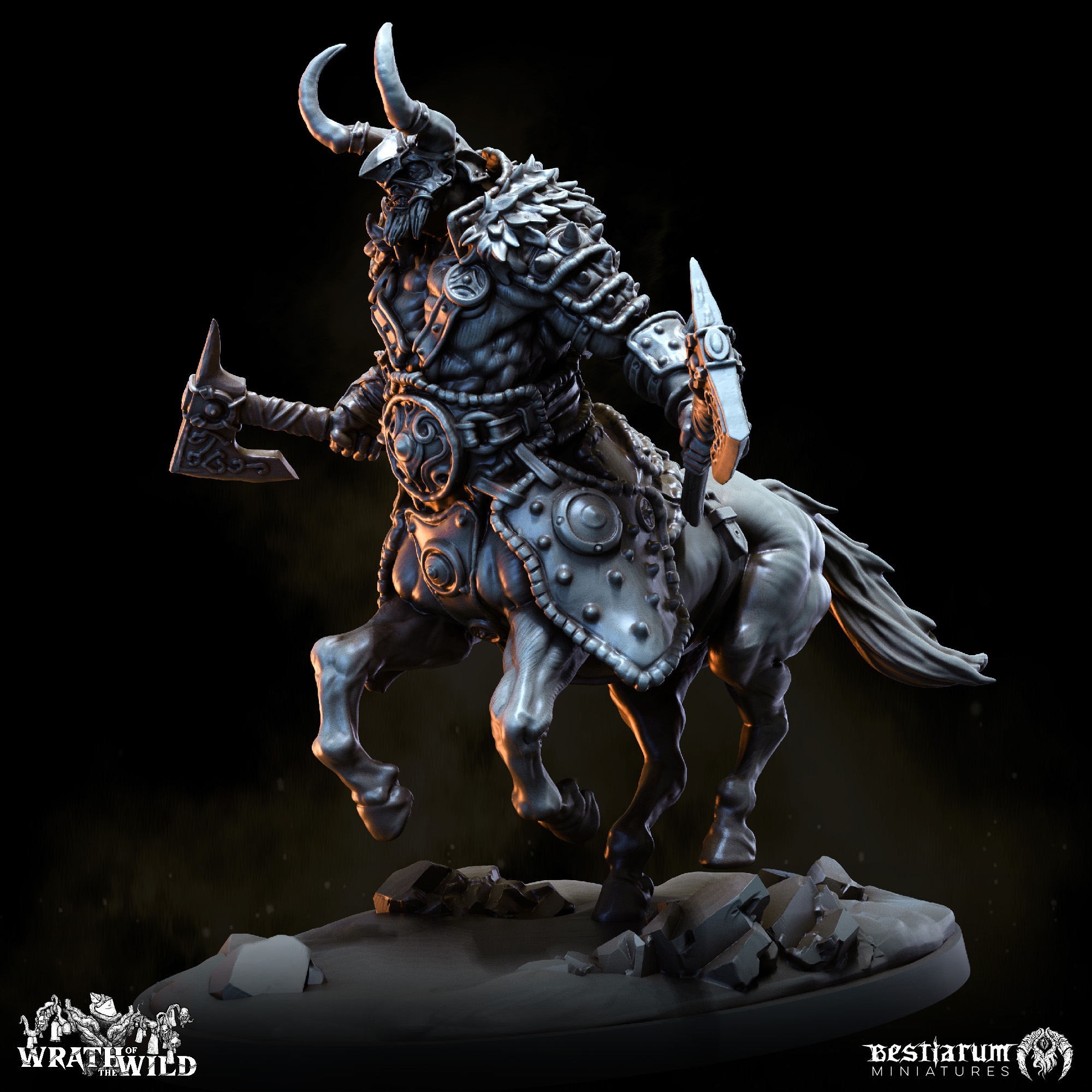 Exclusive Wrath of the Wild Part 1: Centaur Tribe | Beastmen STL ...