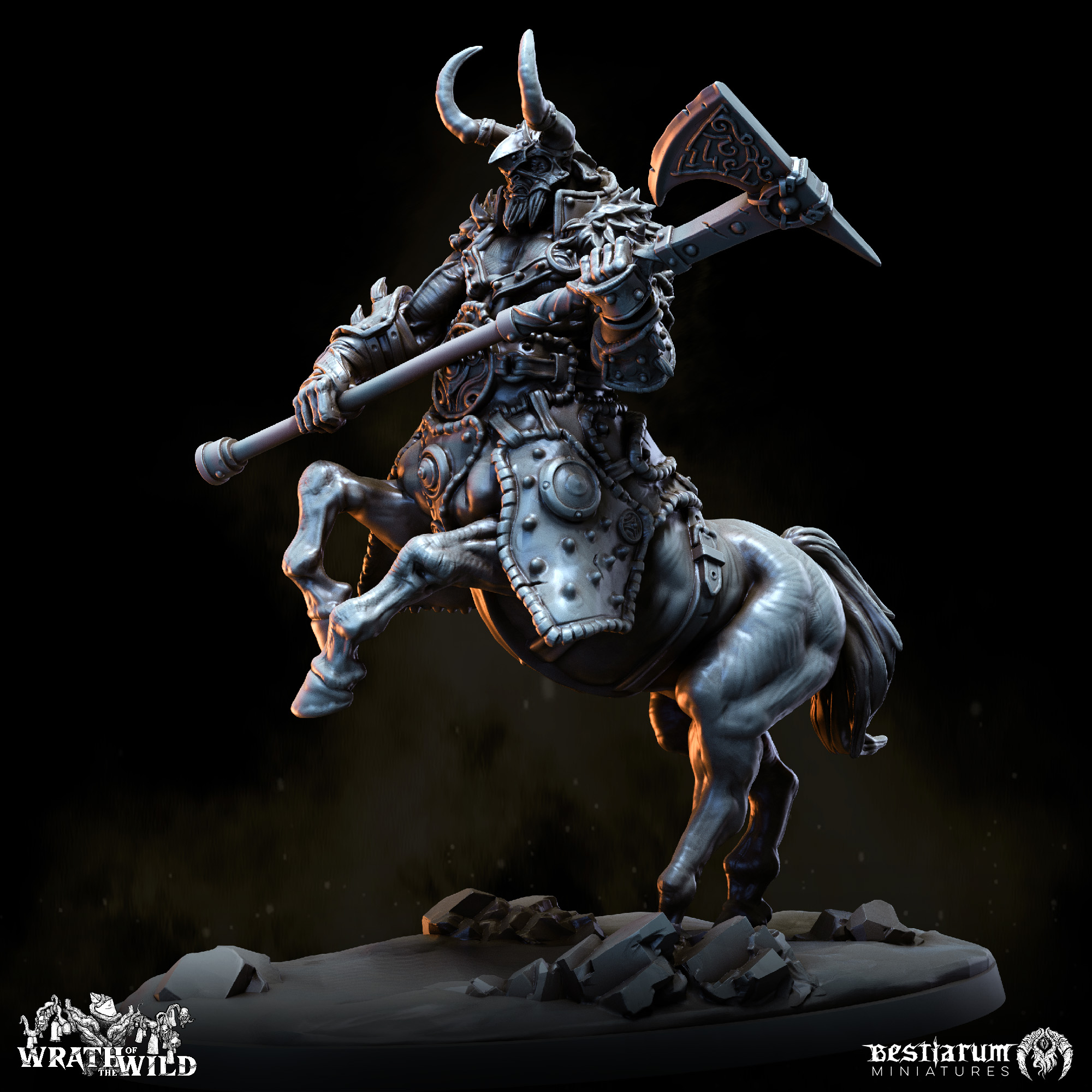 Exclusive Wrath of the Wild Part 1: Centaur Tribe | Beastmen STL ...