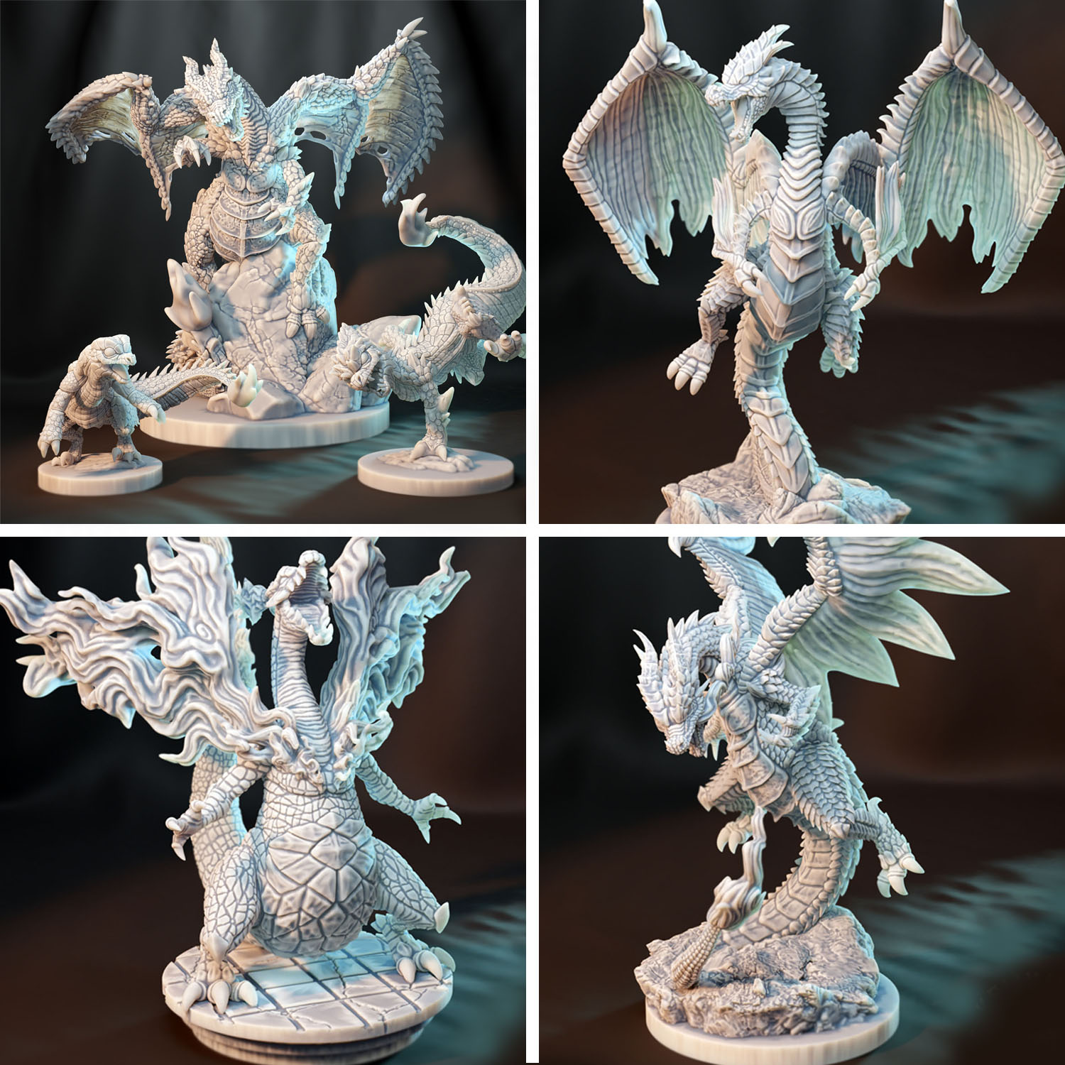 Exclusive Char Lizard Bundle STL Product Bundle by Kaijumon