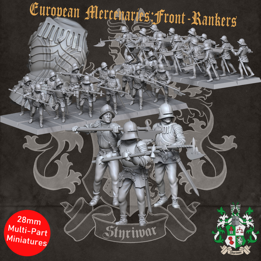 Exclusive Late Medieval European Mercenaries: Front-Rankers (Multi-Part ...