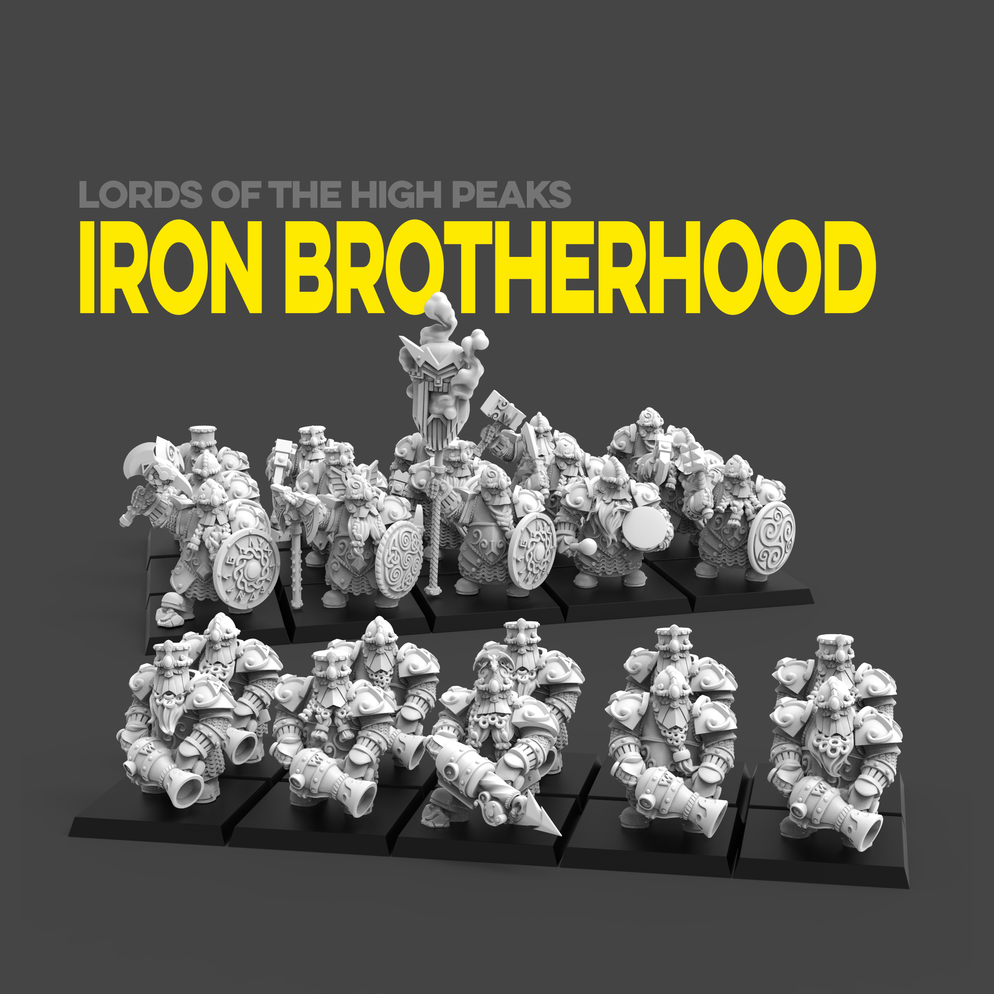 Exclusive Iron Brotherhood STL Product Bundle by Durgin Paint Forge