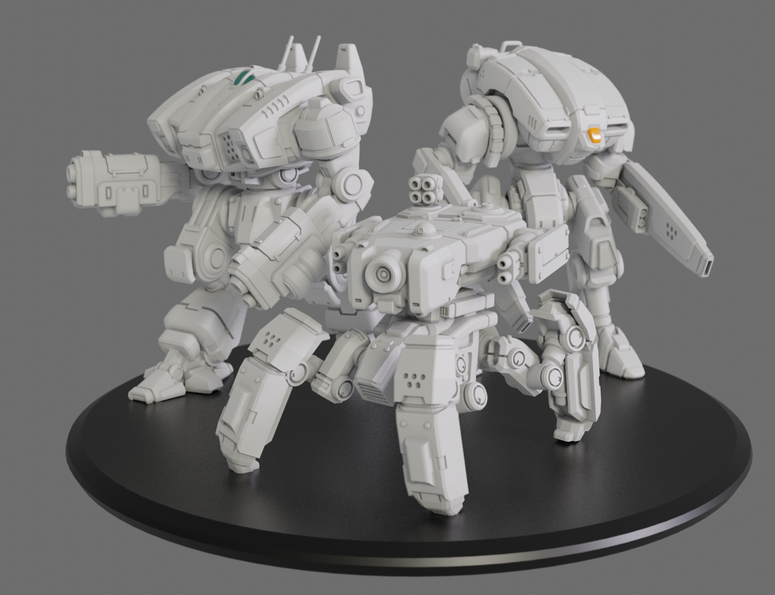 Exclusive 3 Mech Bundle! STL Product Bundle by Alan Blackwell