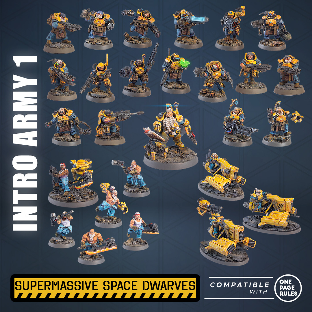 Exclusive Supermassive Space Dwarves Bundle: Intro Army 1 STL Product ...