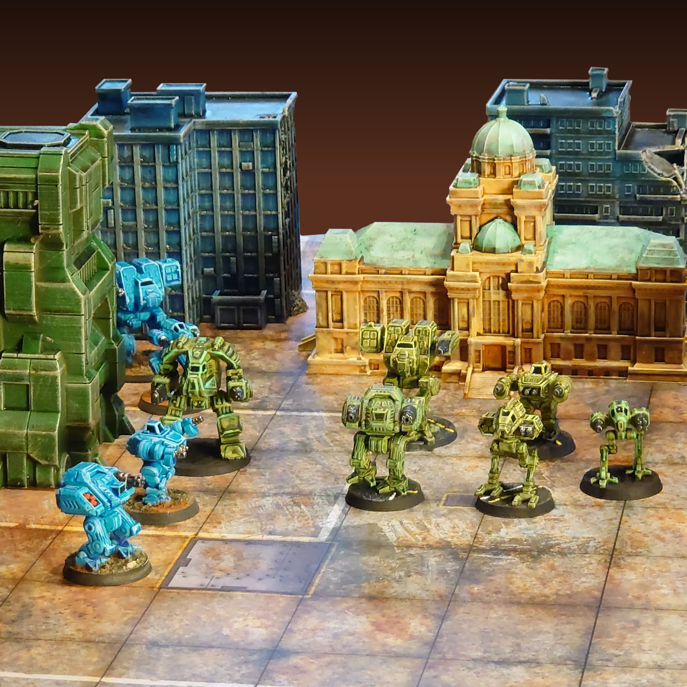 Exclusive Stygian mech defense force and 6mm terrain STL Product Bundle ...