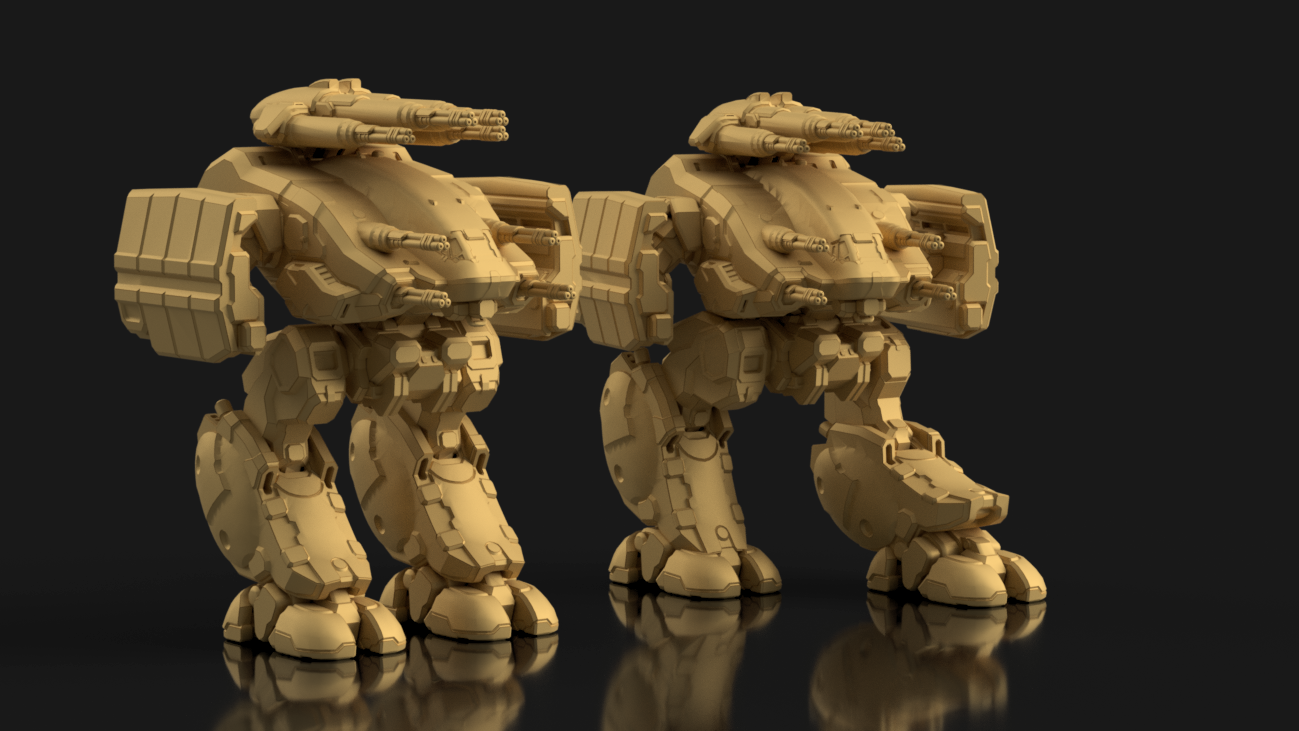 Exclusive 2024 Mech Designs STL Product Bundle by Matt Mason