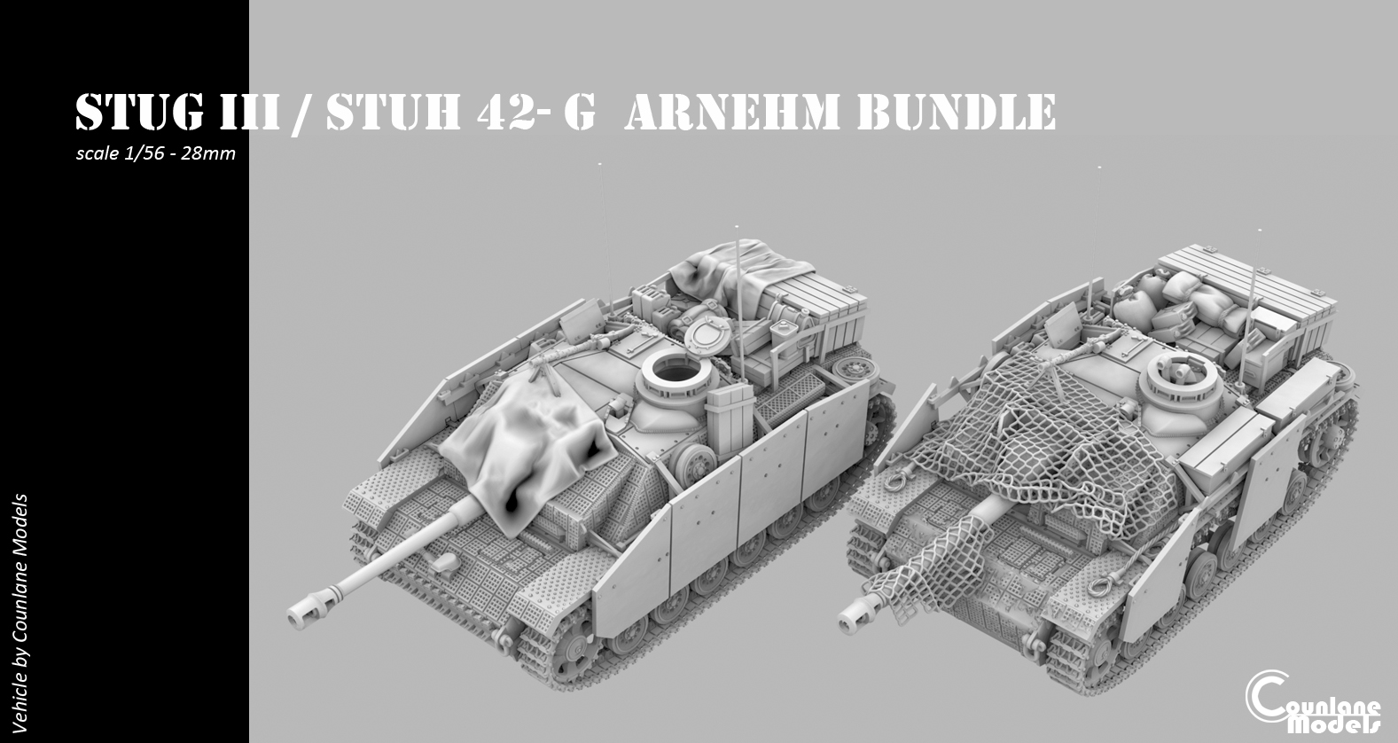 Exclusive Stug III / Stuh 42 G Arnehm options Bundle STL Product Bundle ...