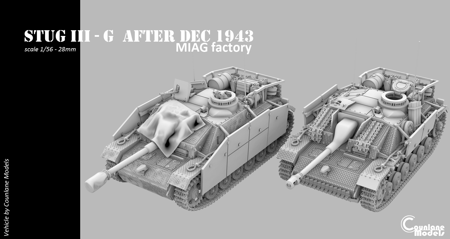 Exclusive Stug III G MIAG factory bundle STL Product Bundle by Counlane ...