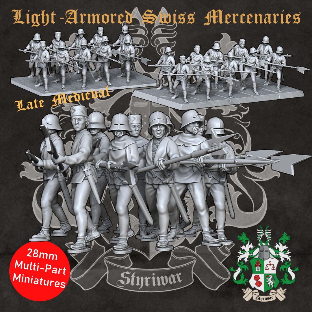Exclusive Late Medieval Light-Armored Swiss Mercenary-Unit-Kit ...