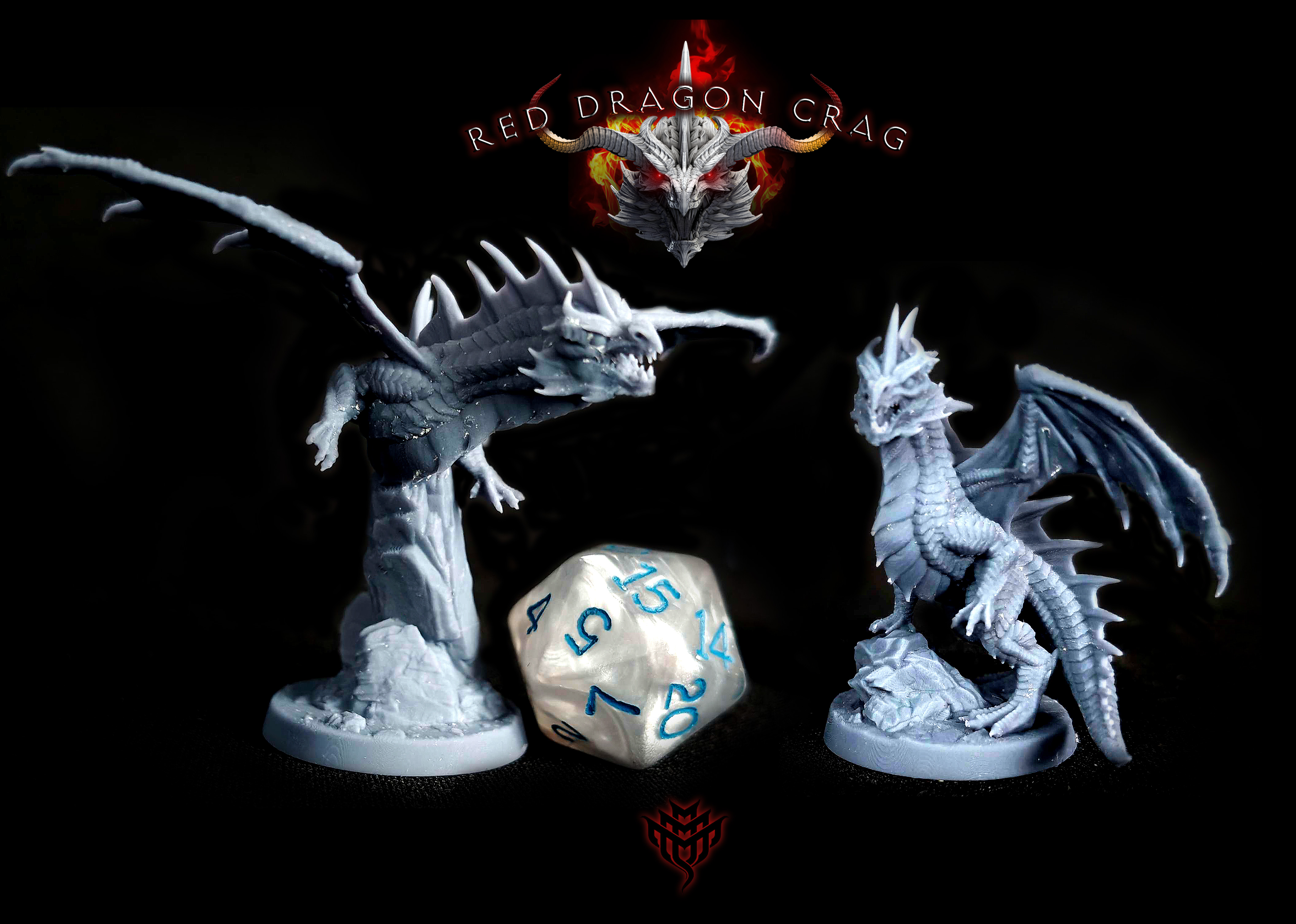 Exclusive RED DRAGON (Young, Adolescent, Adult, Elder) (7 poses) STL ...